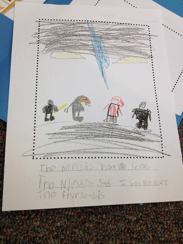 Giggle and Squeals: They can WRITE! Yeah!