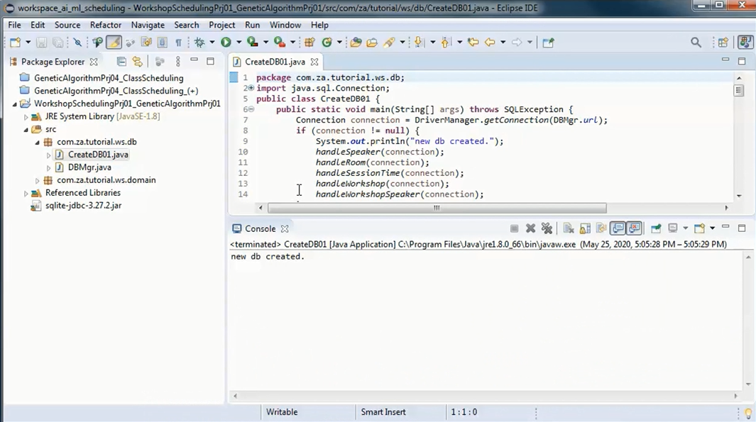 Prototype Project: workshops/conference scheduling w/ genetic ...