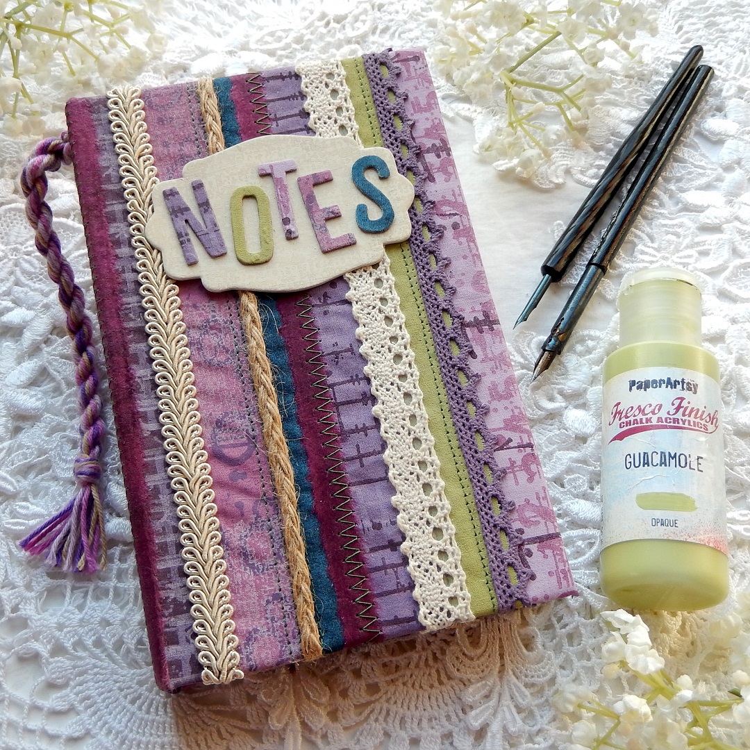 PaperArtsy: 2020 Topic 21 Fabric Covered Notebooks with ESA (by Jenny ...