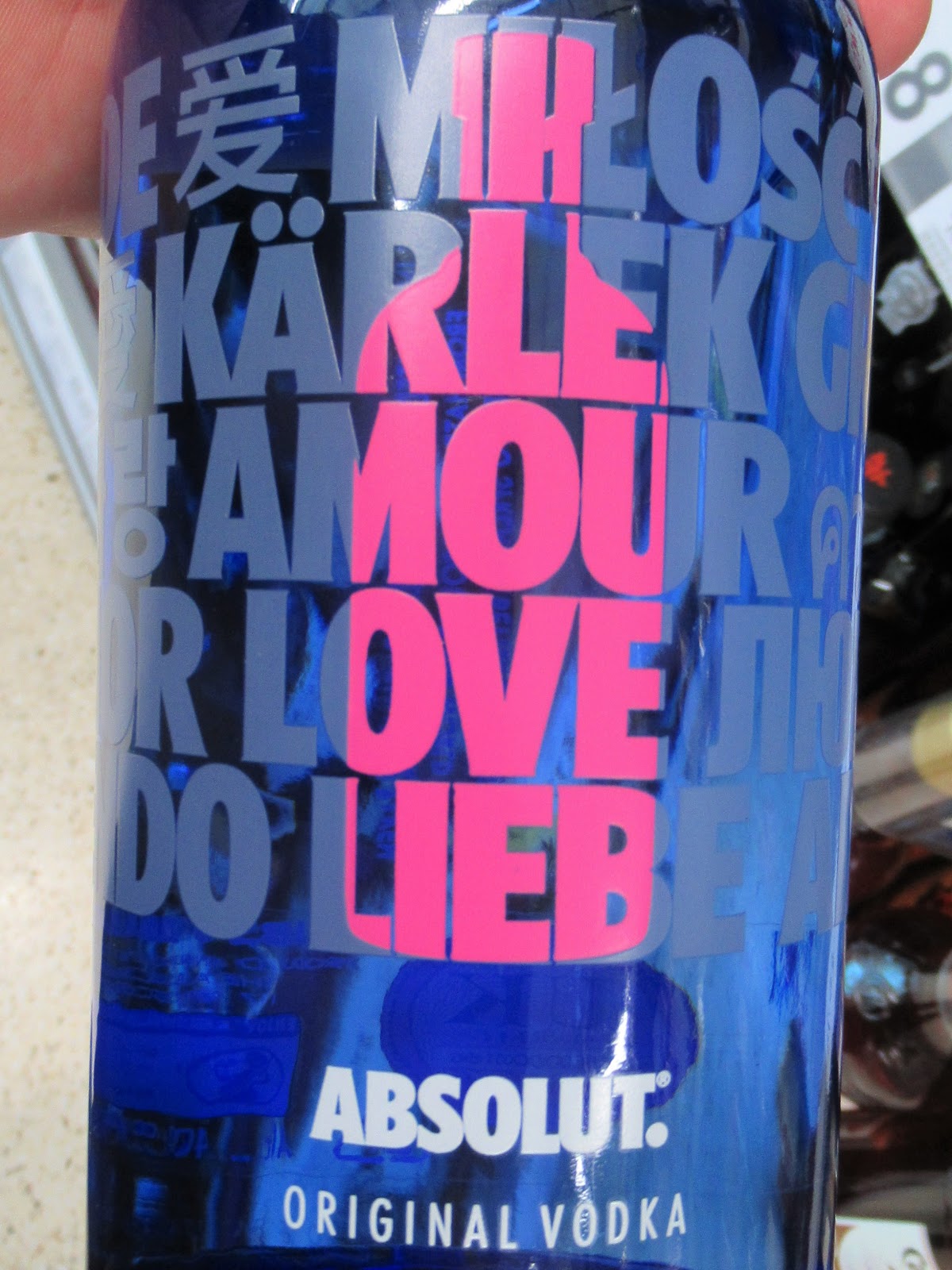 Martin Brookes Oakham: Absolut Vodka Pride Limited Edition Bottle 2019