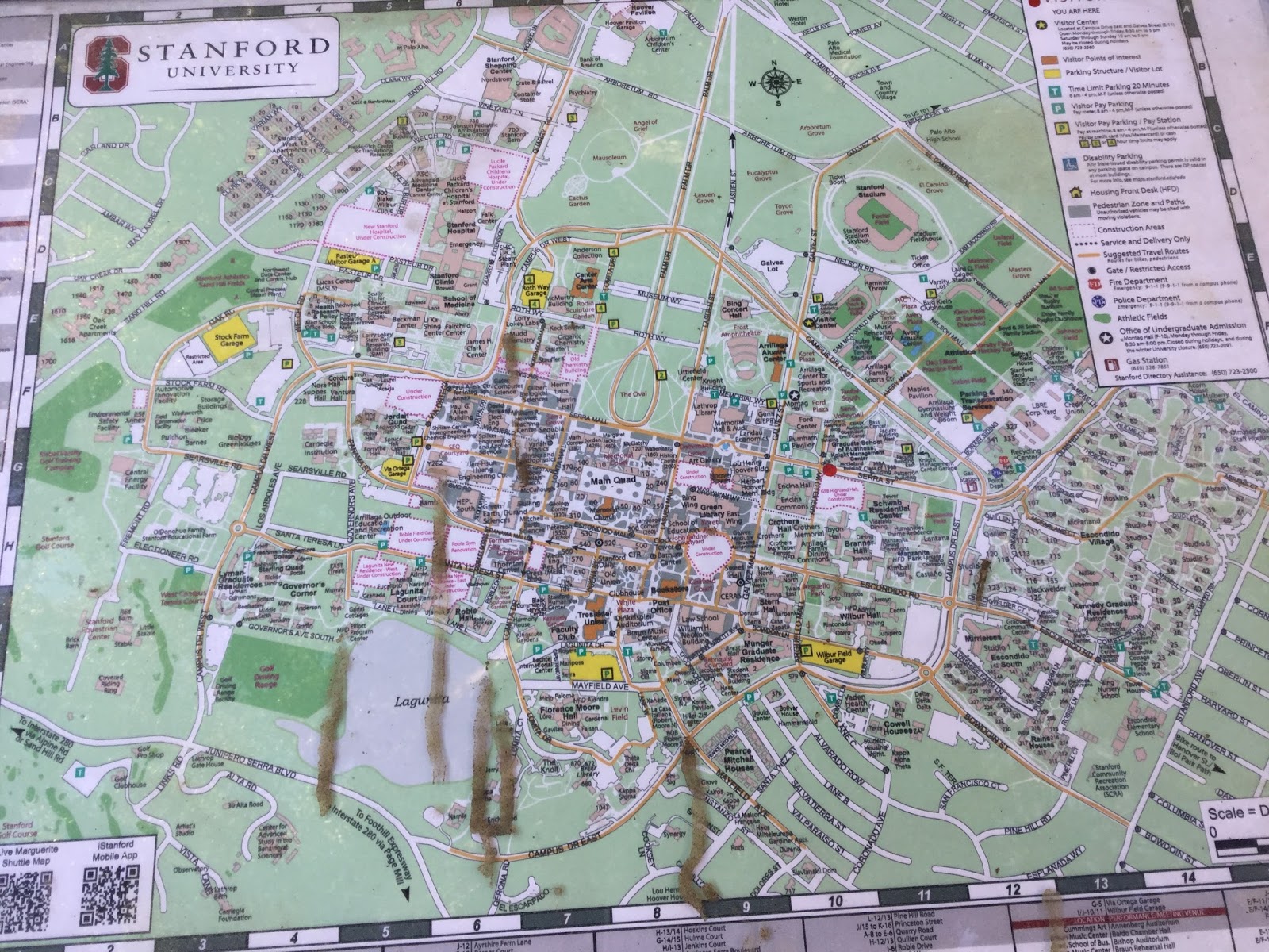 Stanford Campus Map Printable