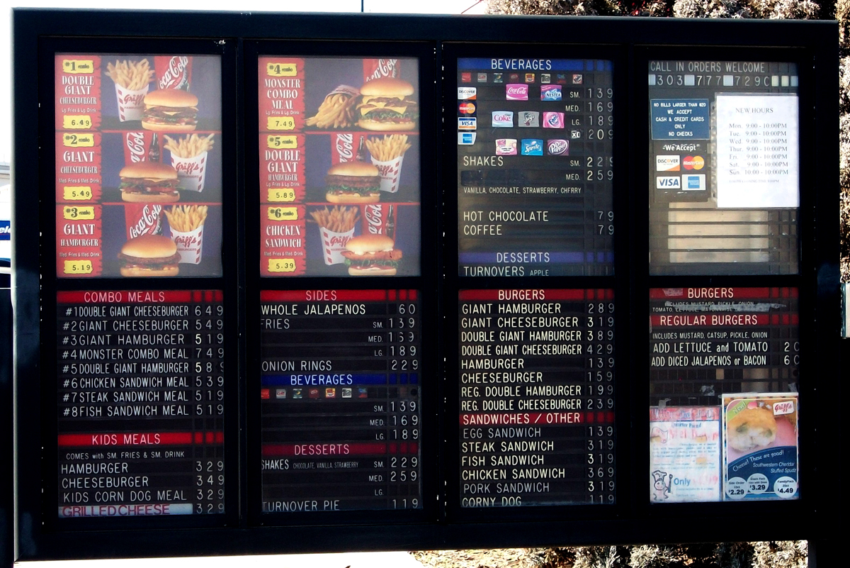 Dinner Break! Griff's Hamburgers - Denver, Colorado