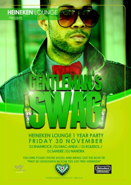 Domination Graphics Above and Beyond: Heineken Lounge Gentleman's Swag ...