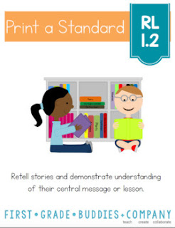 Determining the Central Message (RL 1.2) | First Grade Buddies