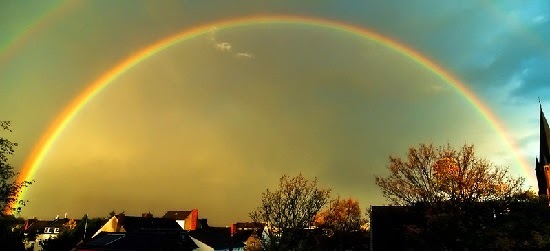 ¿Por qué sale el arco iris?
