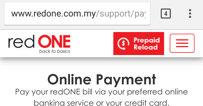 Pay your redONE bill via SelfCare ~ redONE Sales Advisor