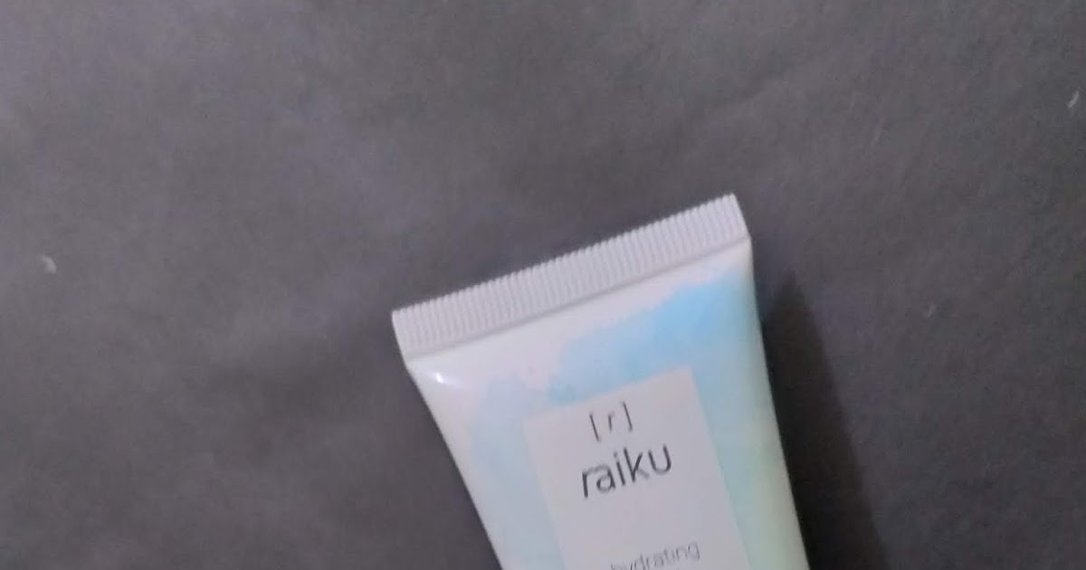 Review Raiku hydrating mask