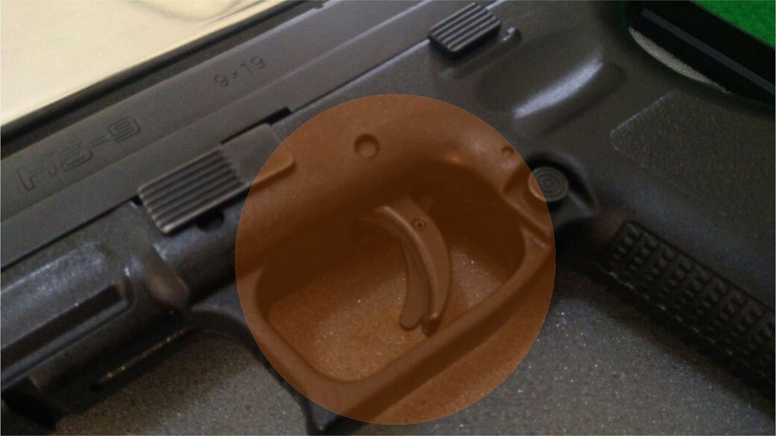 HS-9 Pistol Semi Otomatis Kaliber 9 mm - Polisi Tactica