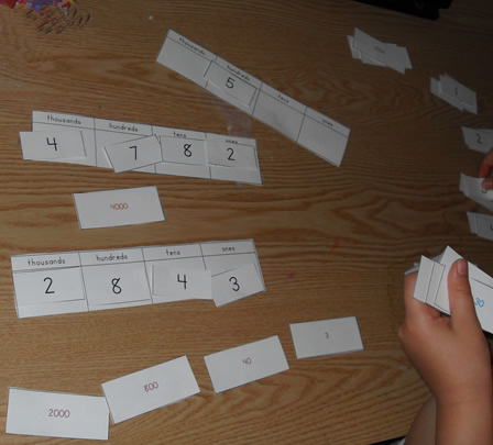 Montessori For Learning: Place Value Mission