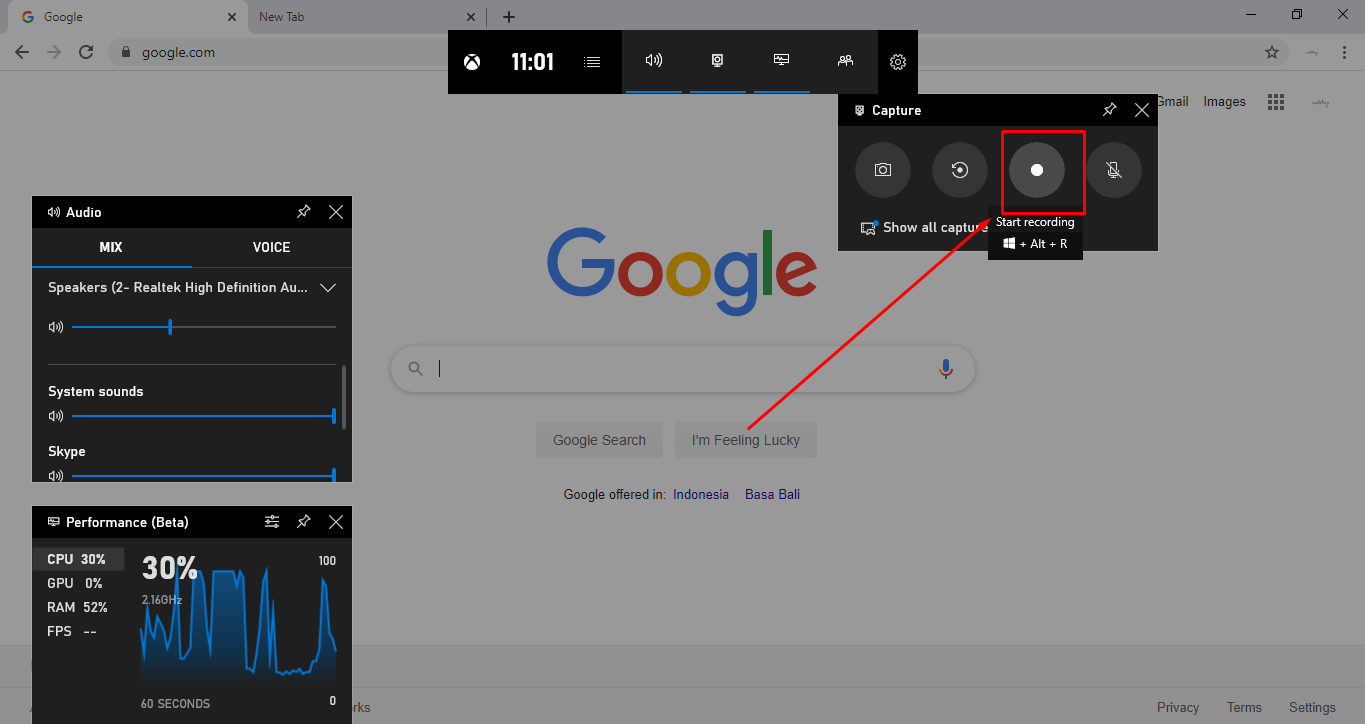 Cara Rekam Layar Tanpa Menggunakan Software Tambahan [PC]