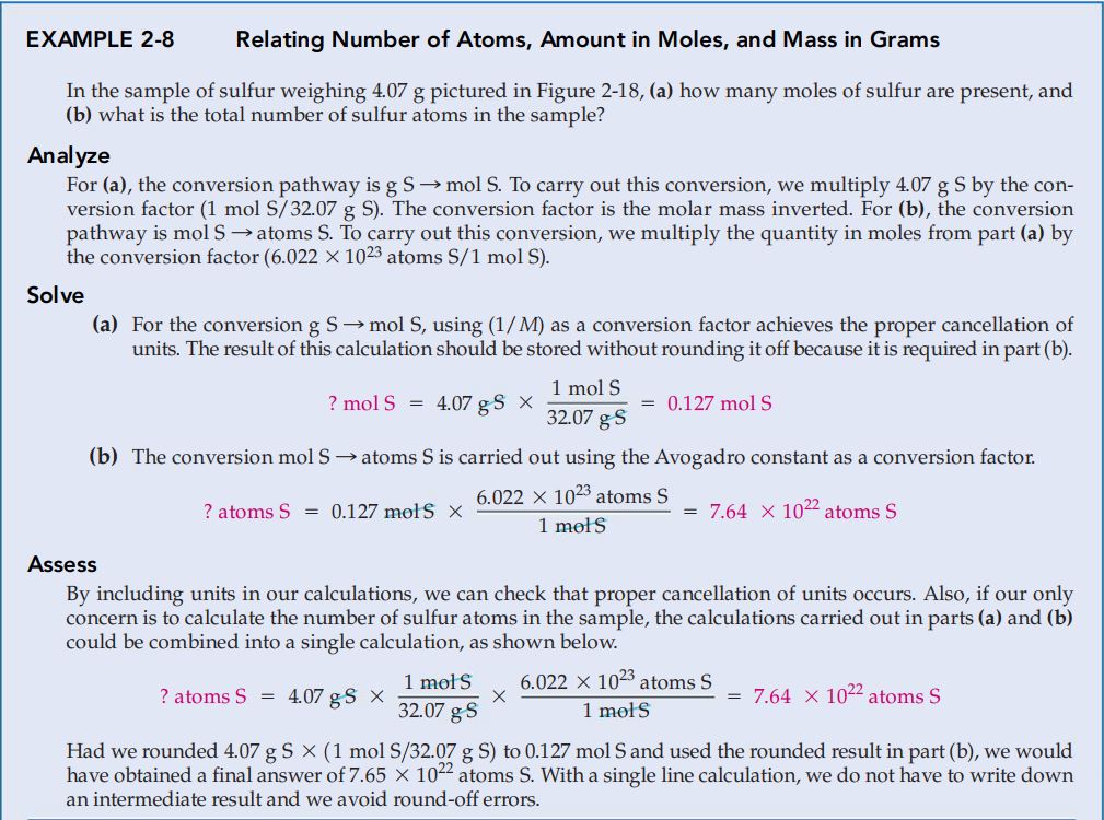 Knowledge Class: Using the Mole Concept in Calculations