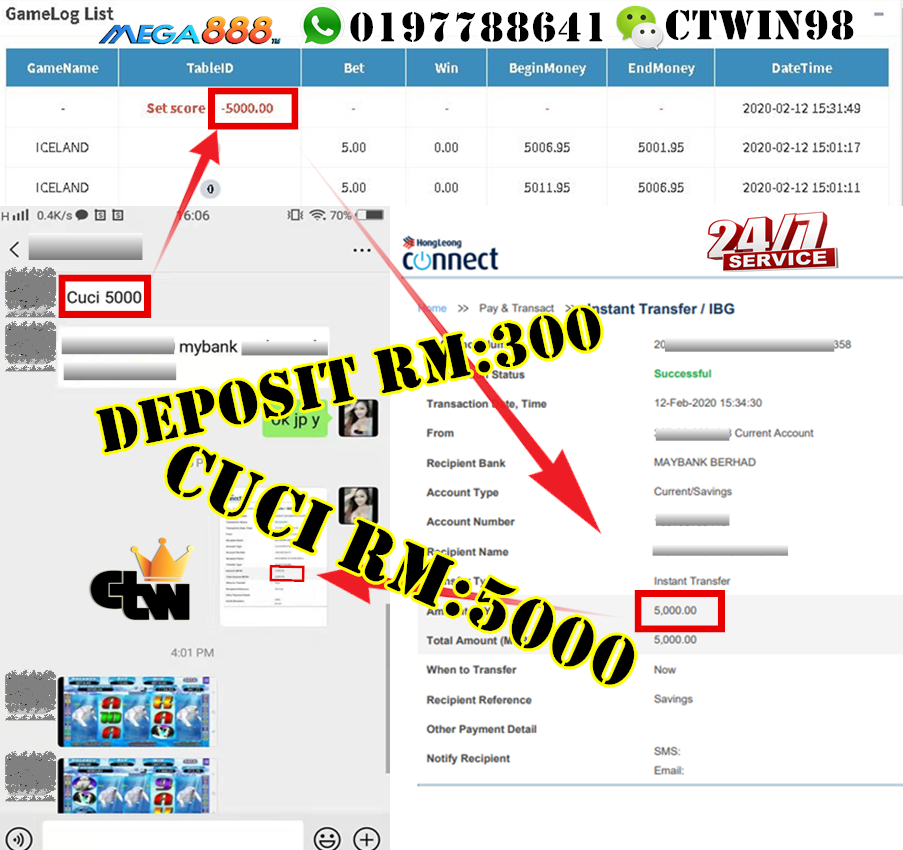 ONLINE CASINO: GAME (ICELAND) MEGA888