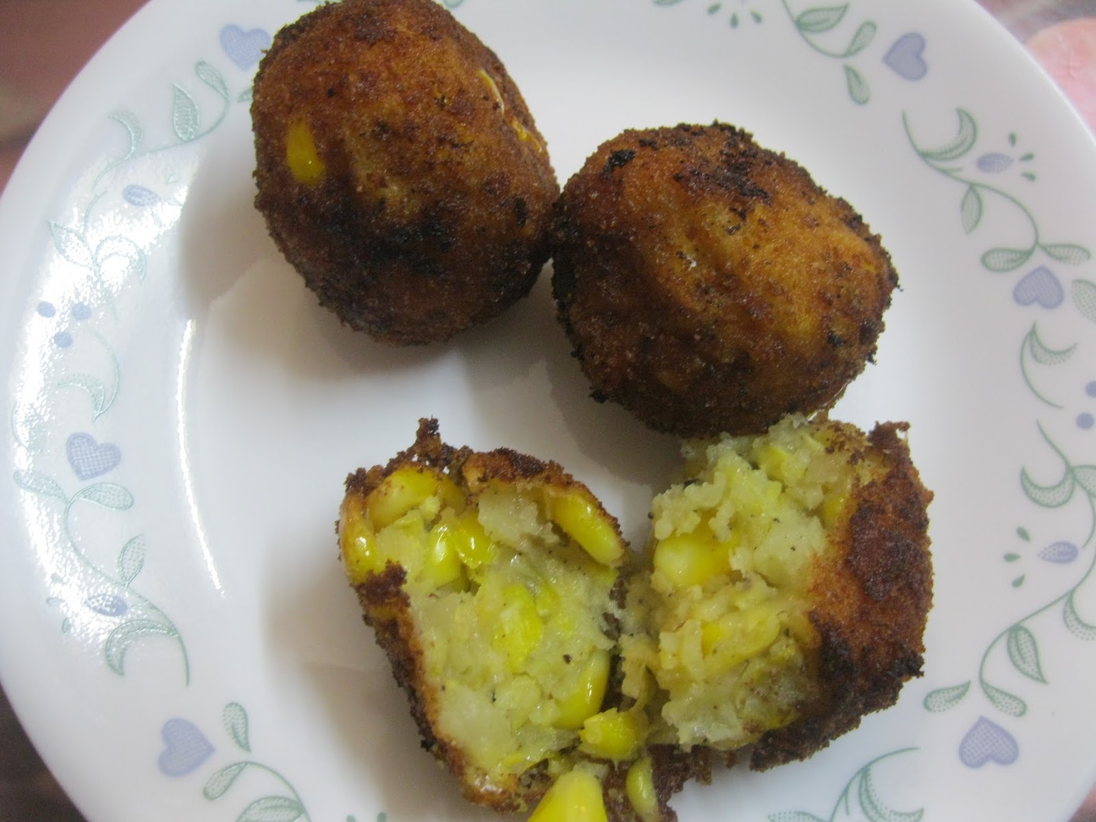 Sweet Corn Cheese Balls