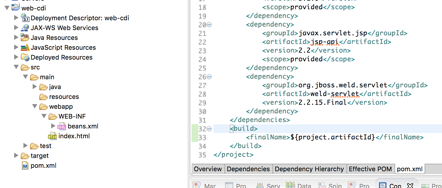 Myanmar Java User: To Be Enable CDI in Your Project