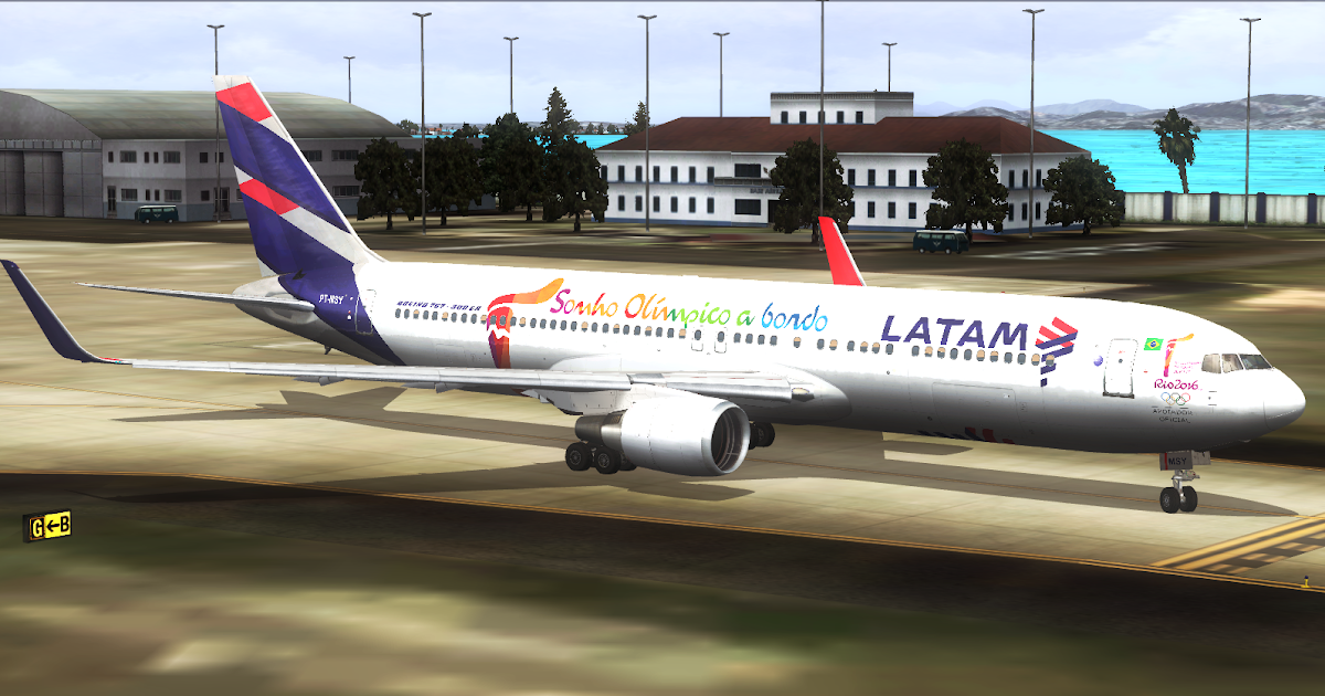 [FS2004/FSX/P3D] LATAM Airlines Boeing 767-300ER PT-MSY SkySpirit 2010