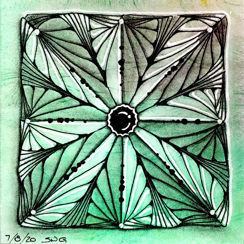 An Intense Paradox Infection; a few Inspired by...tiles; New Tangles ...