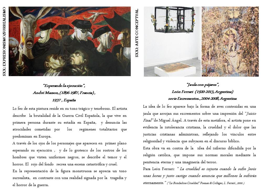 TRABAJO PRACTICO SOBRE LA FEALDAD EN EL TIEMPO .....