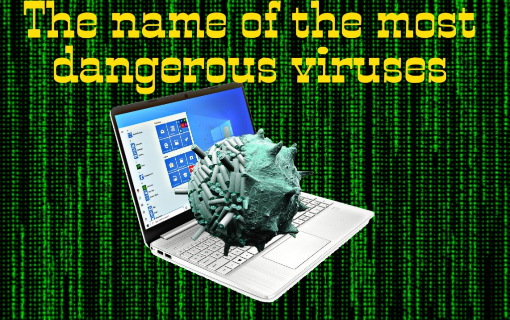 Learn the names of the most dangerous viruses that if they infect your ...