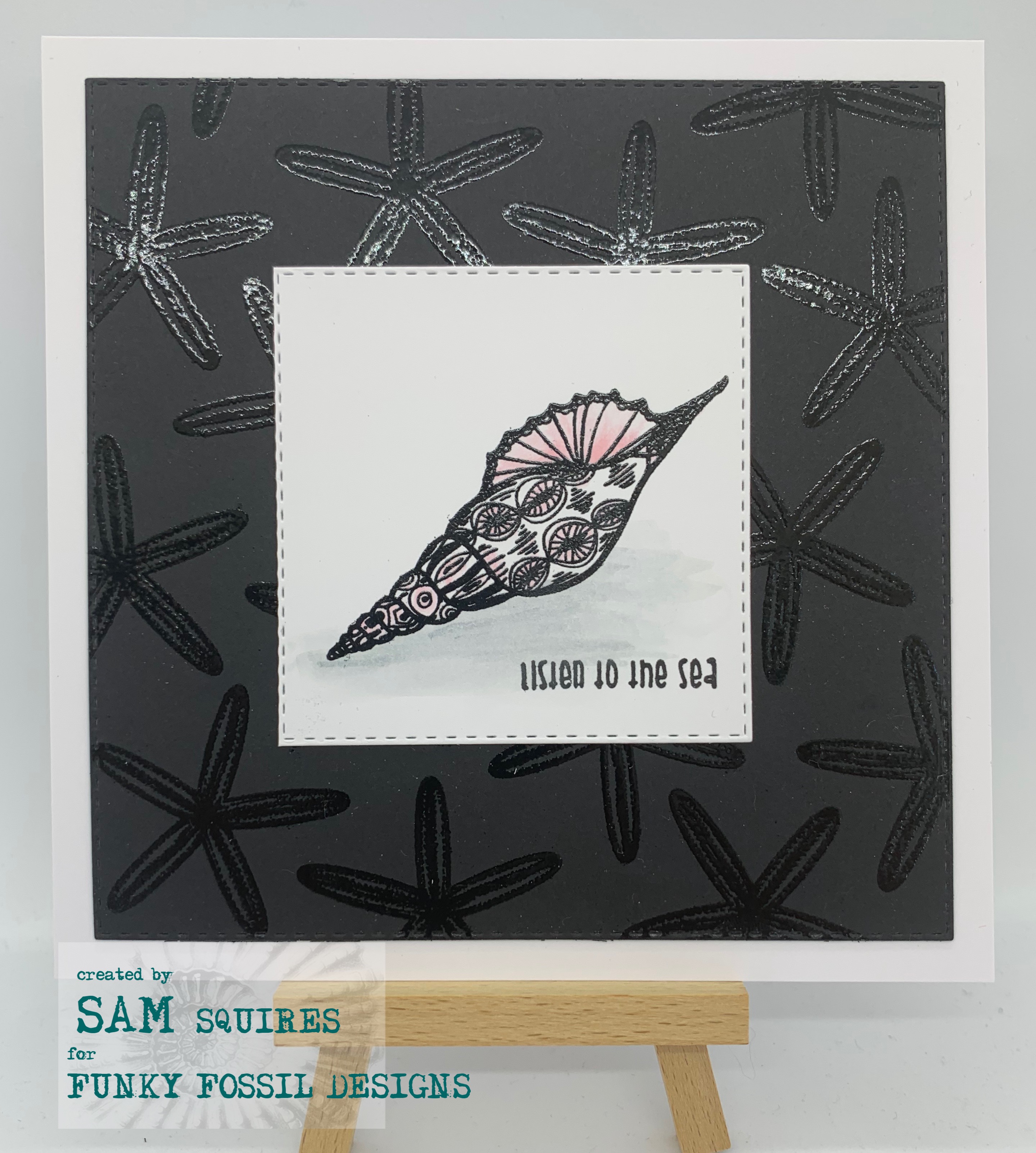 A Crafting Niche: Funky Fossil Designs New Stamp Launch - Starfish Wishes