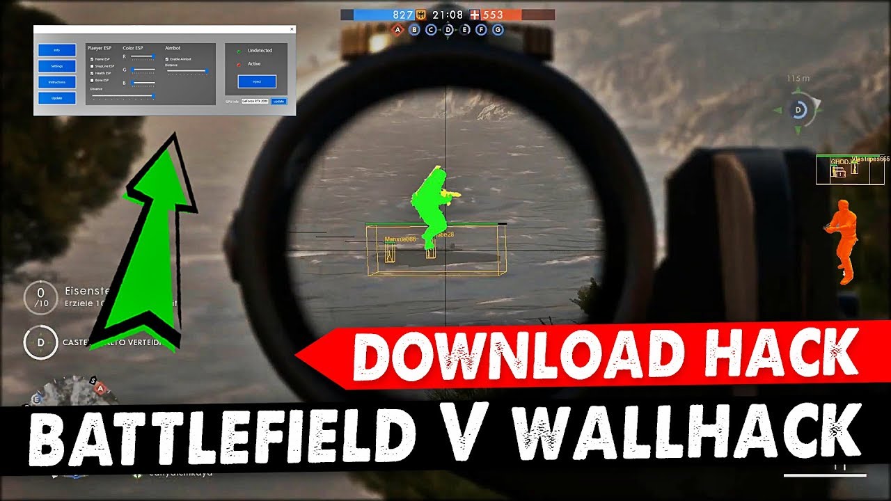 Overlay Hack для BF5 - Новый чит Battlefield V (ESP / Wallhack)
