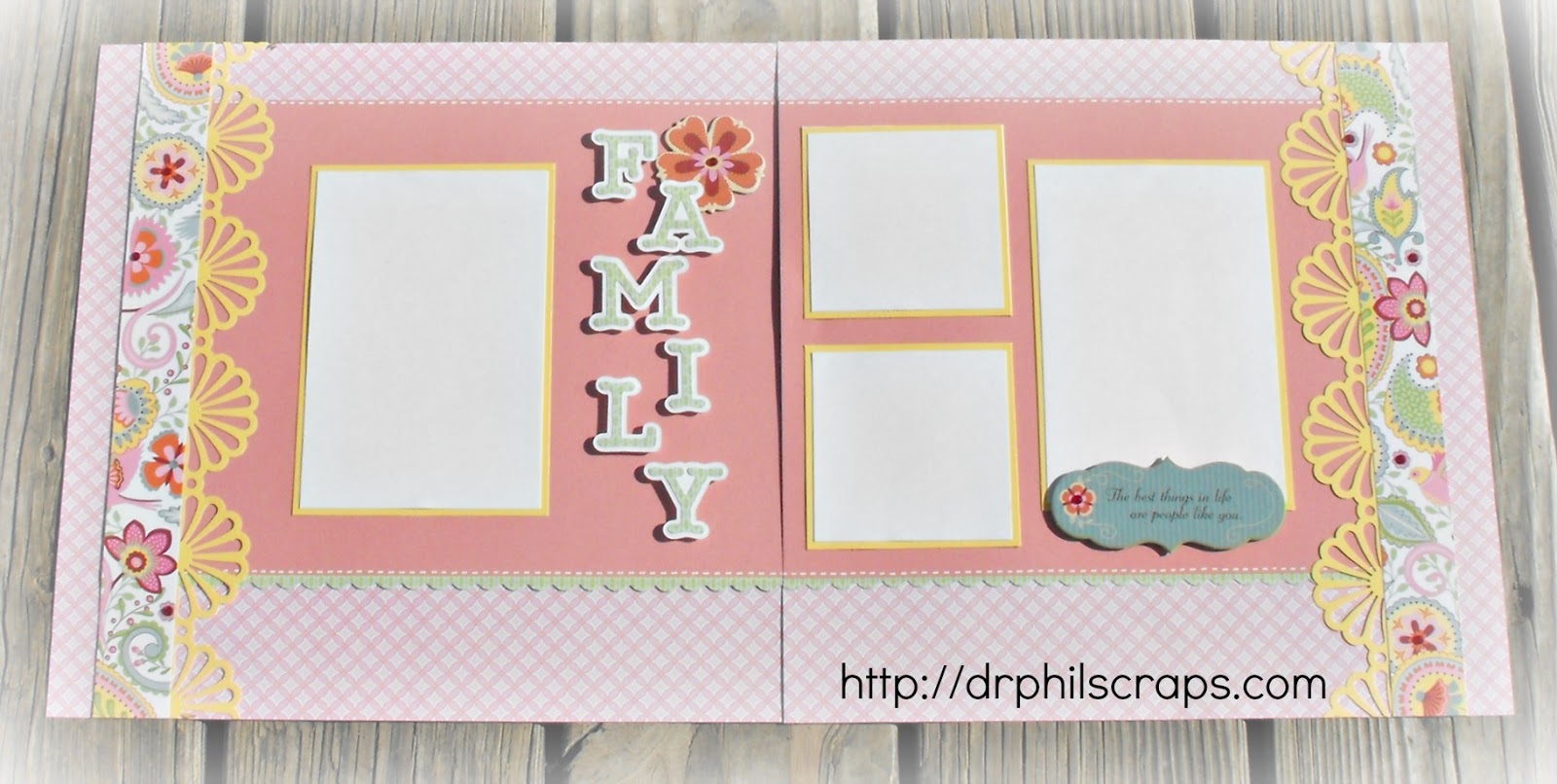 Stacey's Creative Corner: Family Layout
