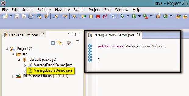 Selenium By Arun 187 Varargs Parameter Must Be Used Only Once In A Method 9482
