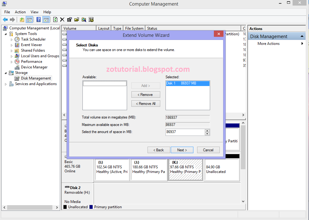 Menggabungkan Partisi Hardisk (Ekternal/Internal) Tanpa Software ...