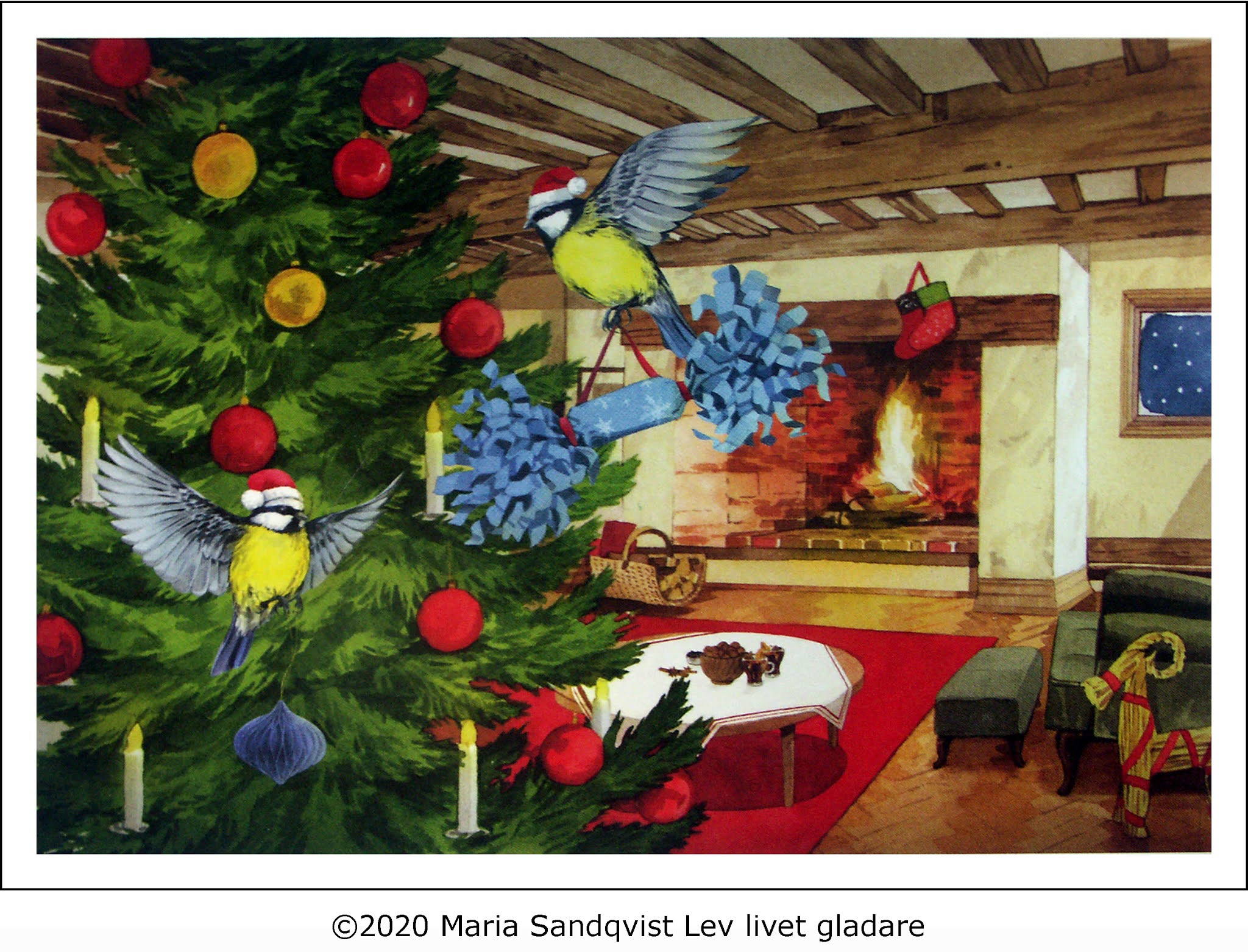 Lev livet gladare: Årets julfrimärken och gratis julkort från PostNord