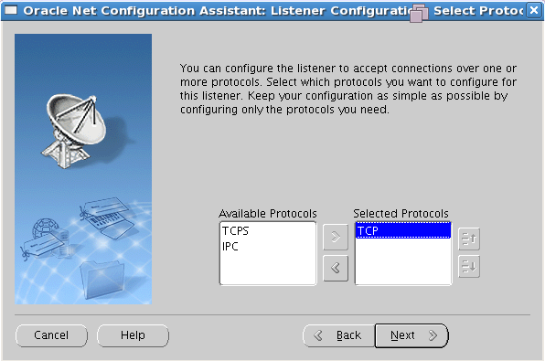 Creating an Oracle Listener using NETCA Creating an Oracle Listener using NETCA