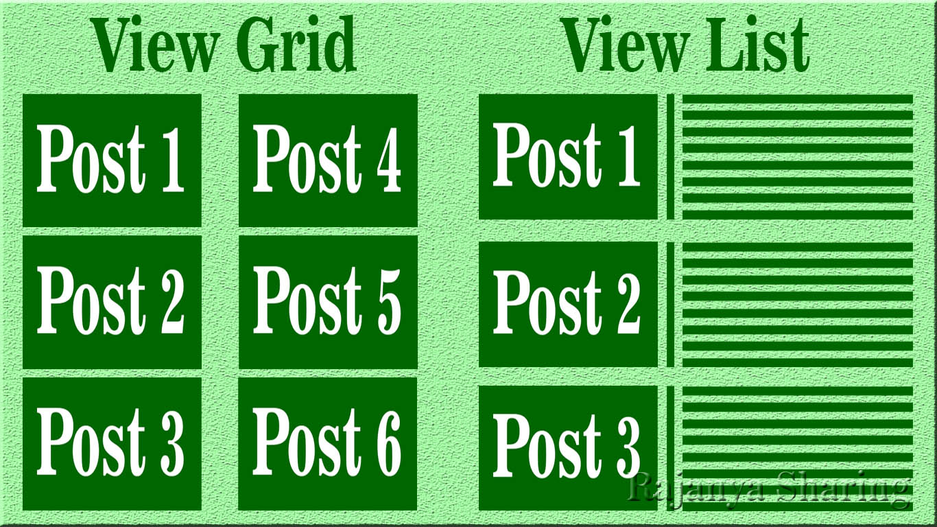 Membuat Switch List dan Grid Pada Home Page Display