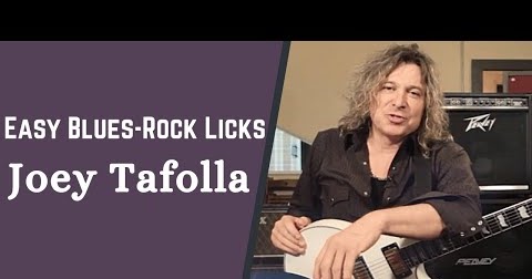 Joey Tafolla: 2nd Official Instructional Video "Easy Blues-Rock Licks ...