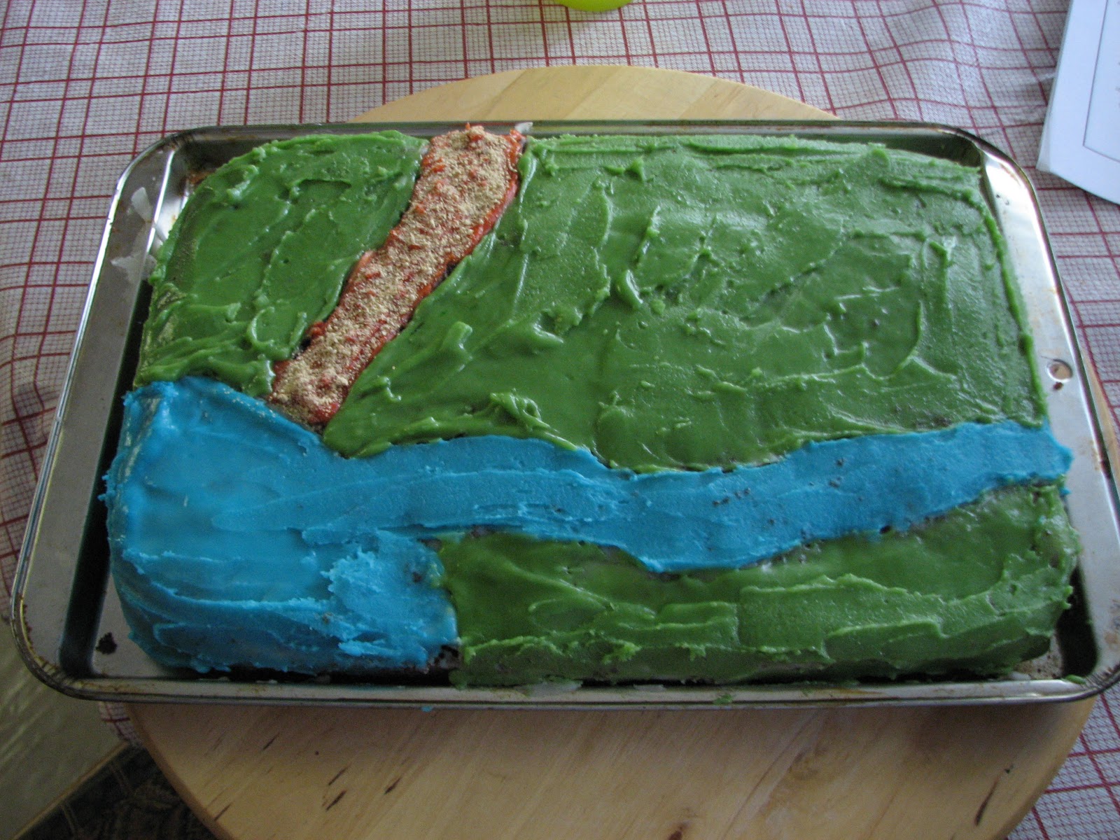 The Adventures of Ninja Boy: Velociraptor cake