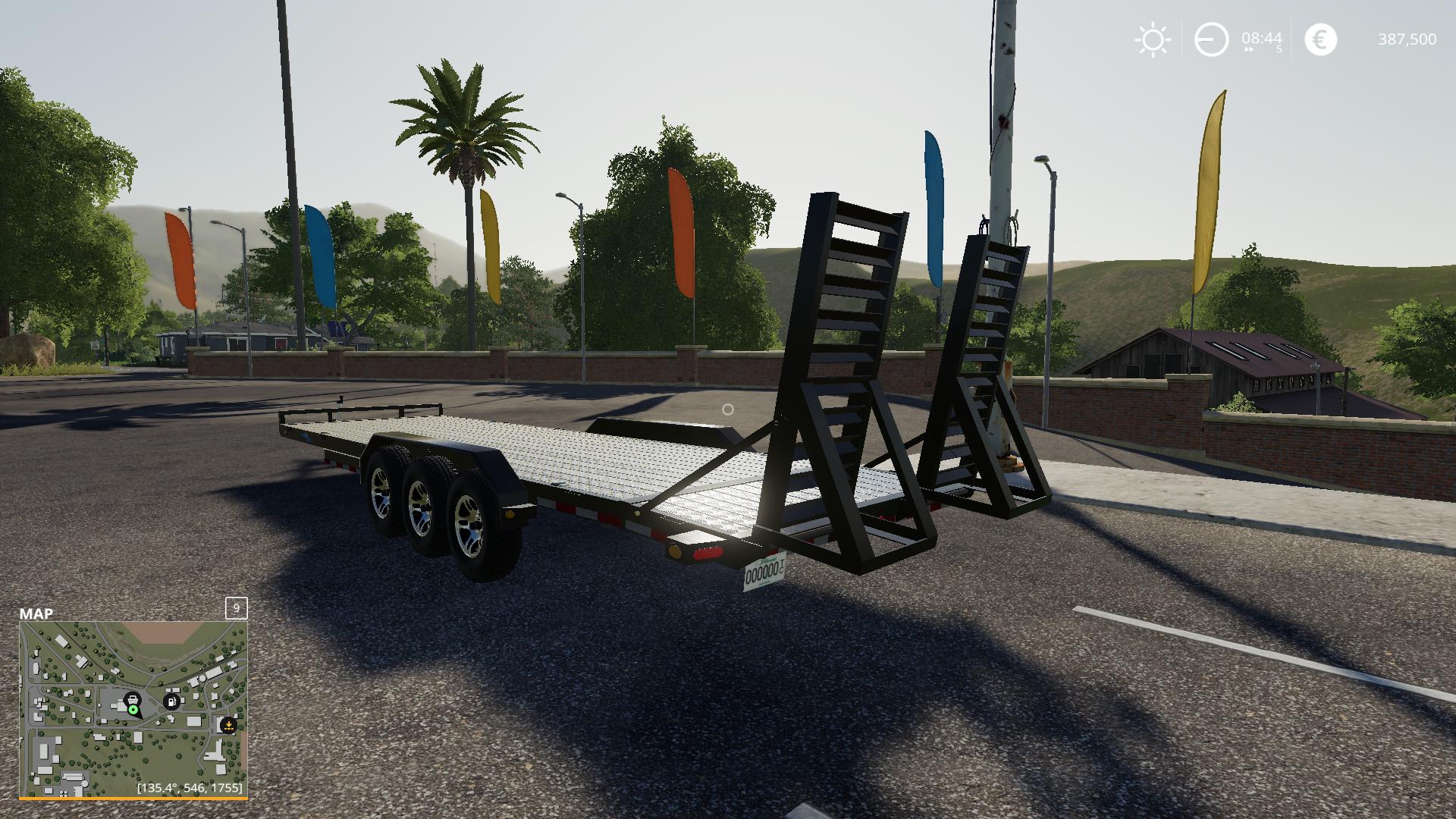 FS19 Triple Axle Car Trailer - FS 19 & 22 USA Mods Collection