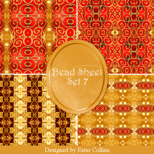 Fun with Paper Beads: Printable Paper Bead Sheet Set 7