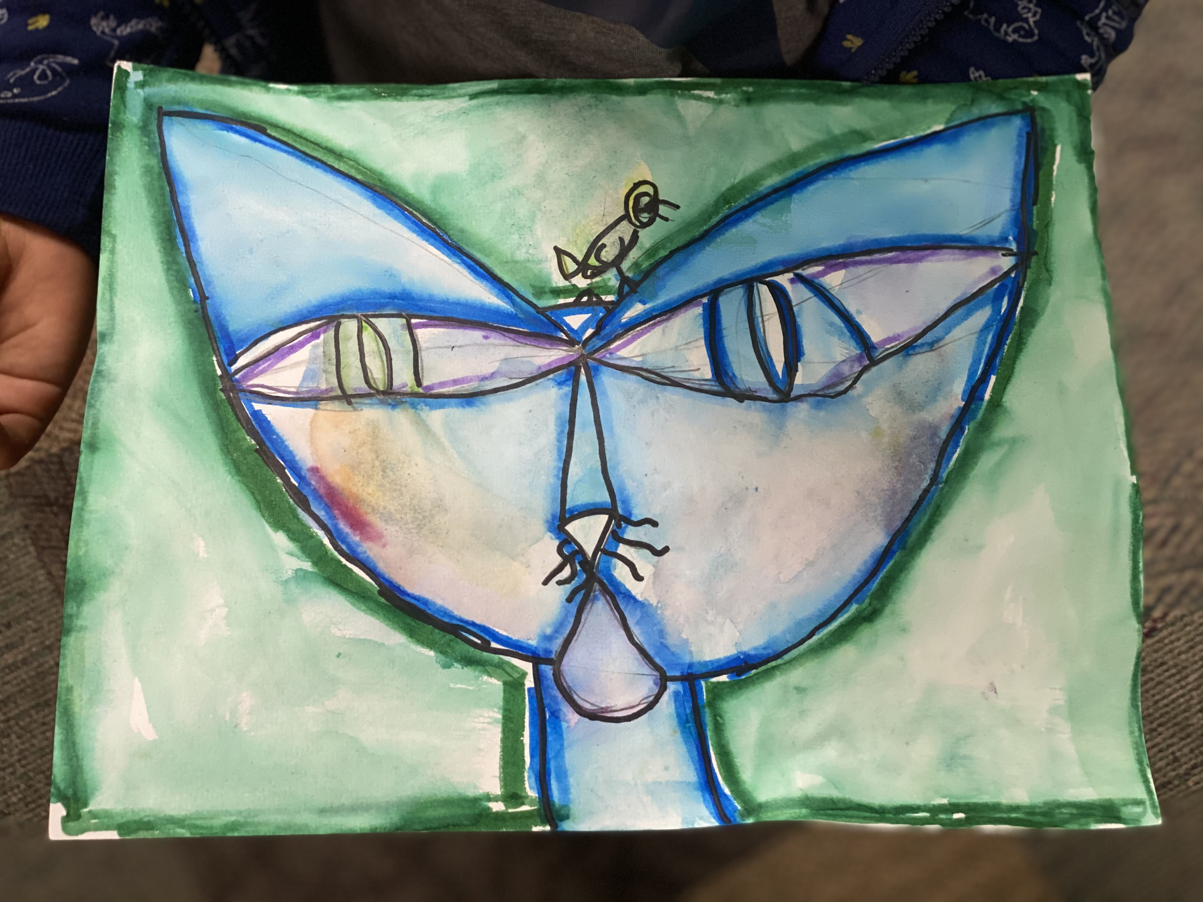 Elements of the Art Room: 1st grade Paul Klee Cat and Bird