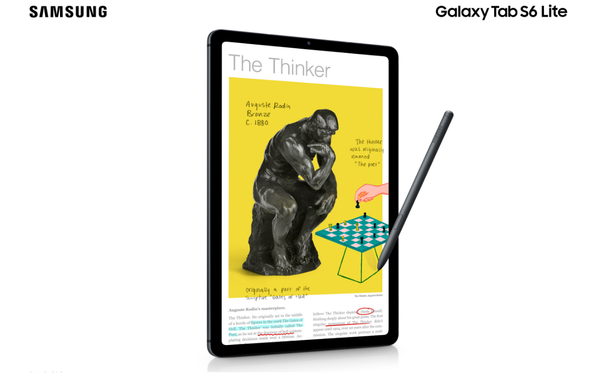 Empower new kinds of learning with the SAMSUNG Galaxy Tab S6 Lite, now ...