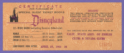 Vintage Disneyland Tickets: Disneyland Special Guest Ticket Books ...