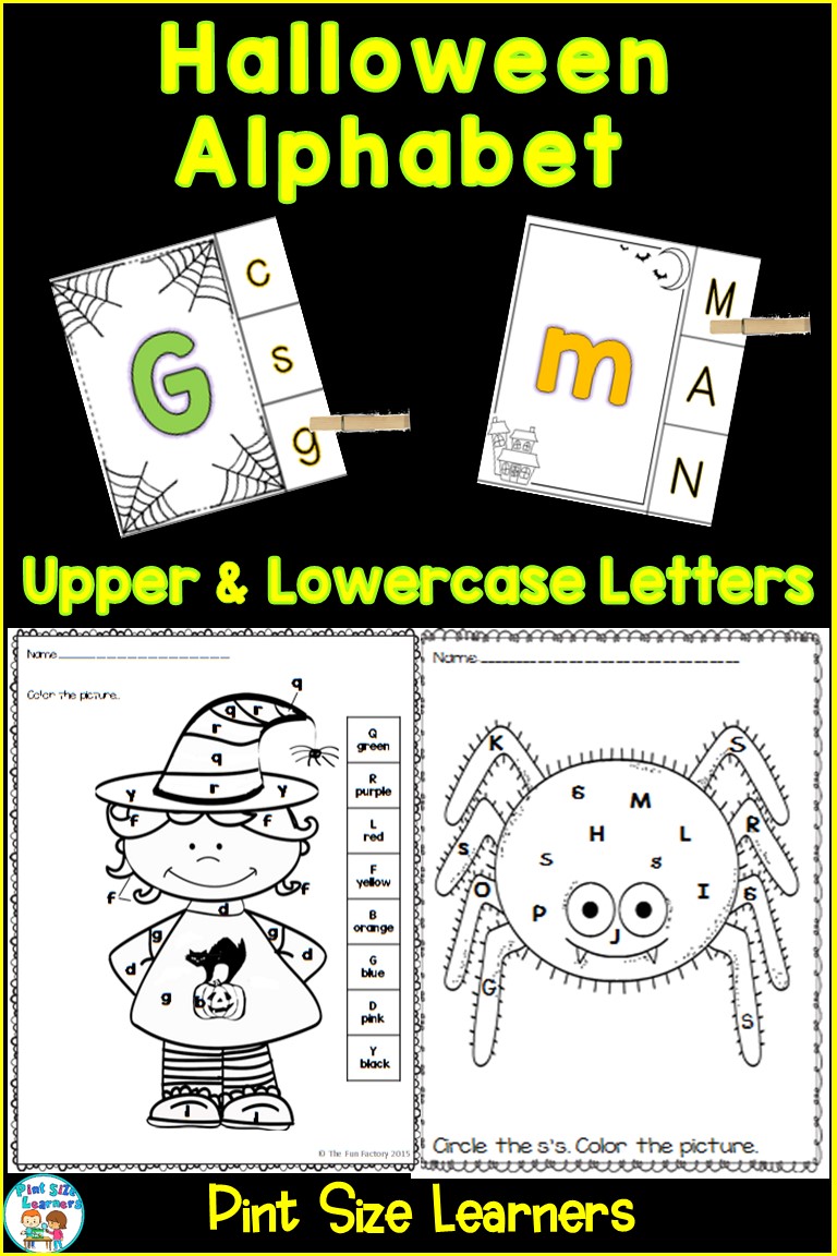 Halloween and October Resources for Pre-K and Kinder - Pint Size Learners