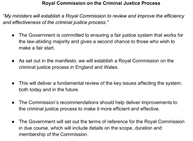 Law and Lawyers: 2020 - Criminal Justice - a Royal Commission?