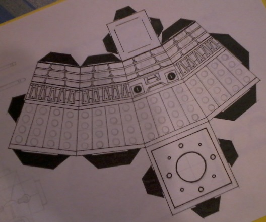 Dancing Blender: Dalek Cut Out From Doctor Who