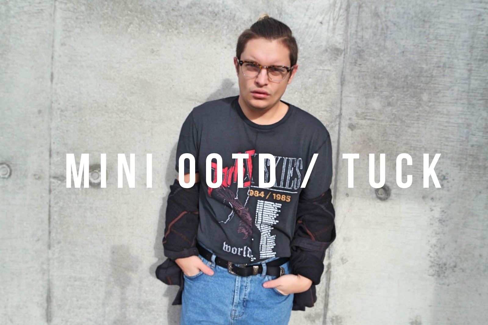 IYAAJAY // MENS STYLE BLOG: MINI OOTD / TUCK FT TOPMAN, RAYBAN, TOPSHOP ...