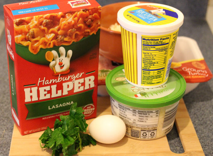 Easy Baked Hamburger Helper® Lasagna - First Time Mom and Losing It