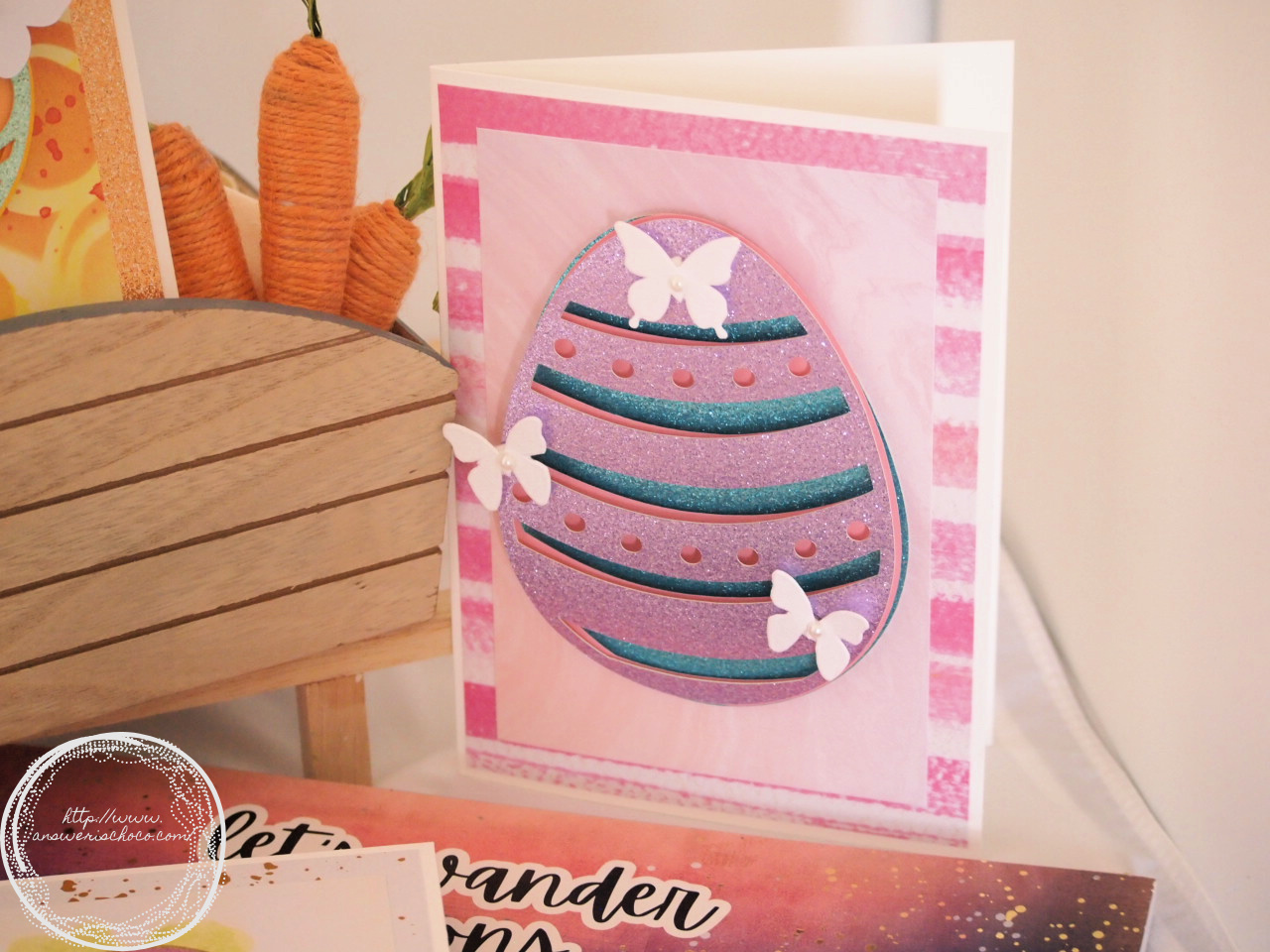 The Answer Is Chocolate: Papercrafting: Layered Egg Easter Cards