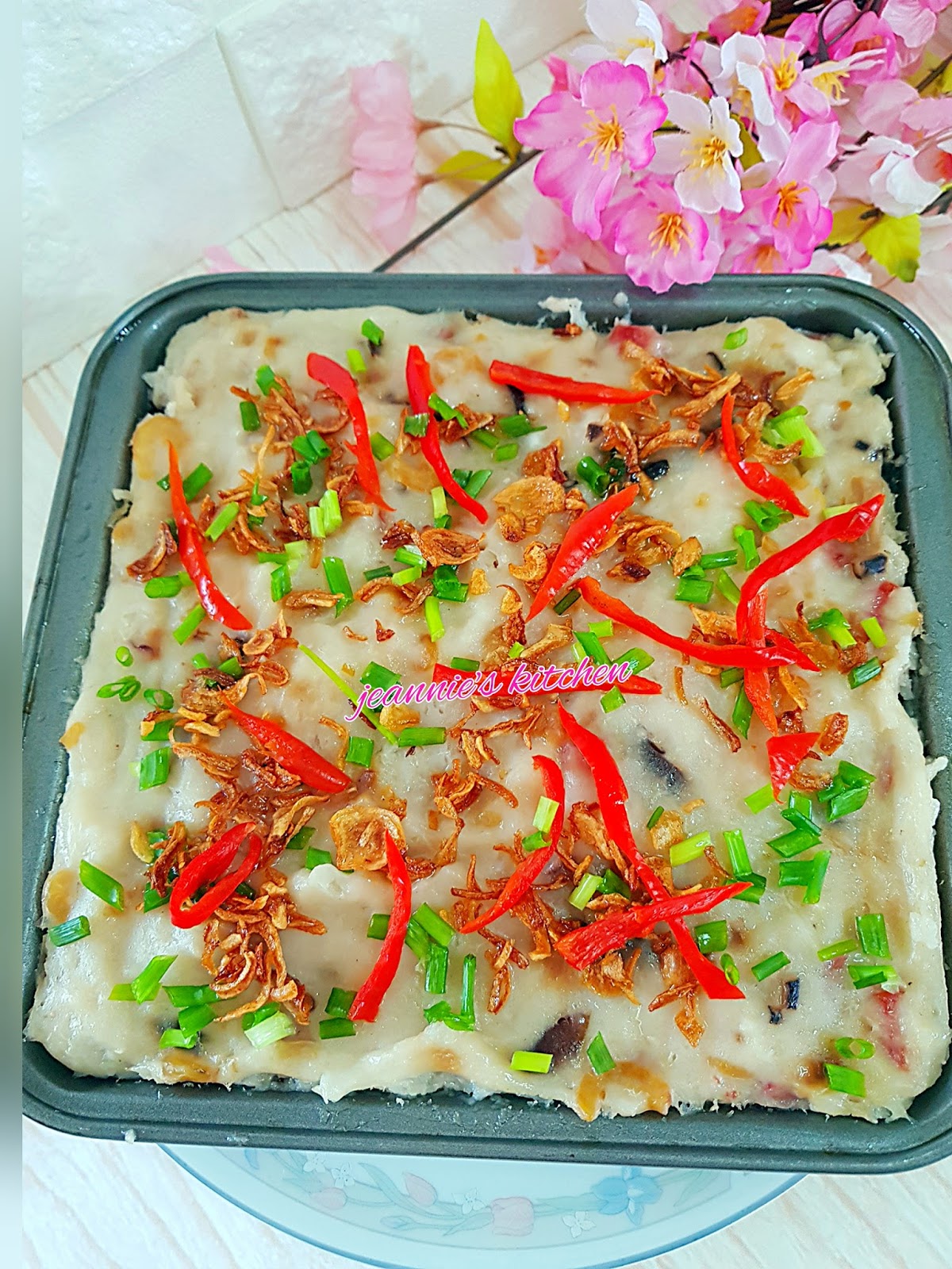 Jeannie62 Kitchen: HONGKONG STYLE STEAMED RADISH CAKE