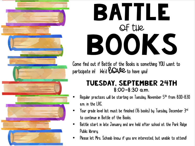 Field LRC: Battle of the Books
