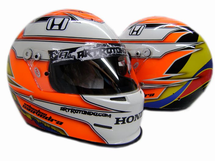 Racing Helmets Garage: Bell RS3 Sport S.Saavedra 2011 by ArtRotondo