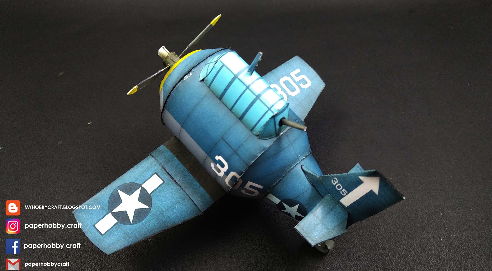 paperhobby: GRUMMAN TBF AVENGER TOON SCALE PAPERMODEL