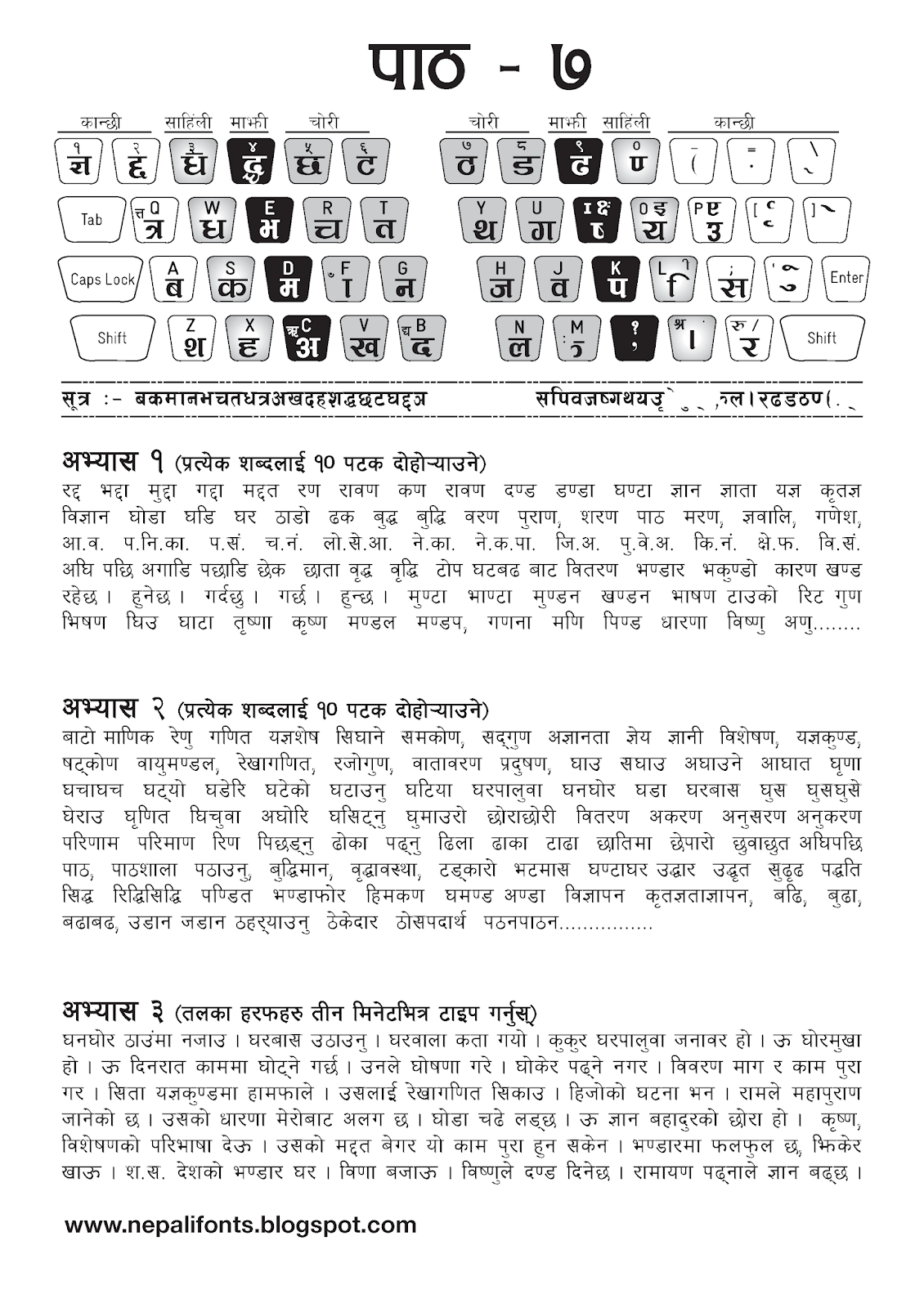 New Nepali Fonts: TYPING TUTORIALS E-BOOKS