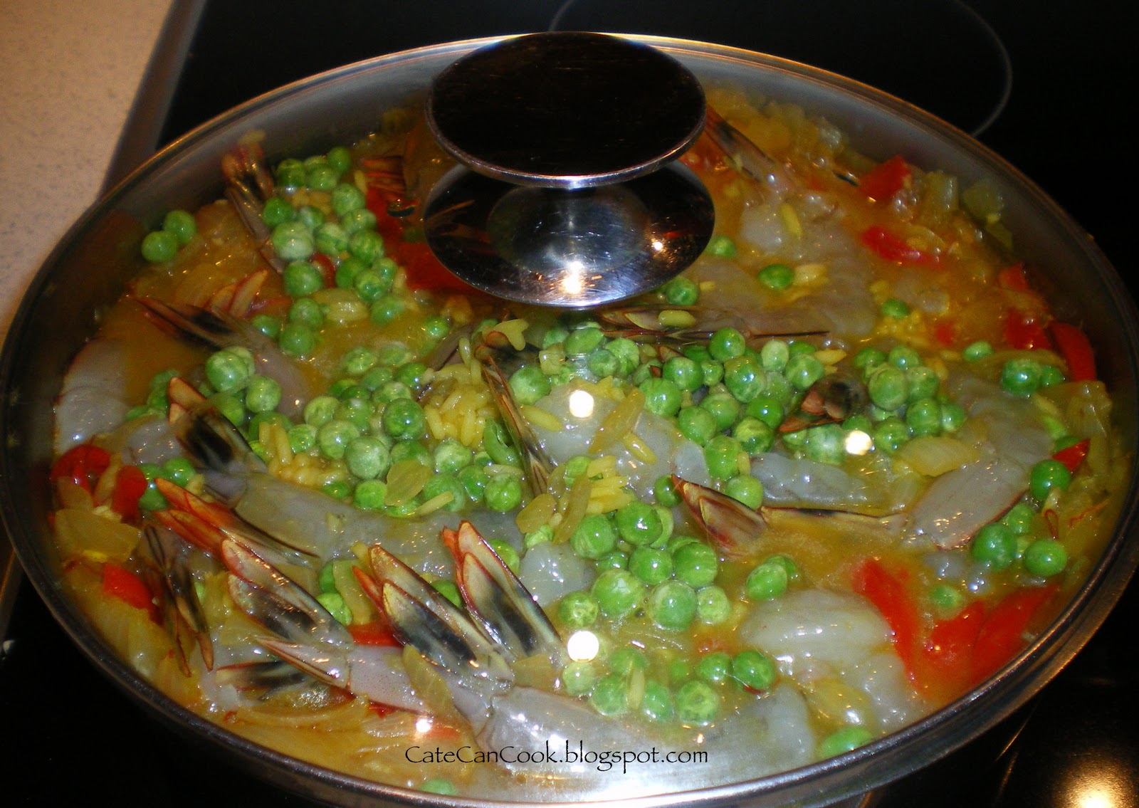 Cate Can Cook, So Can You!!: Saffron Rice with Prawns, Peas and Coriander
