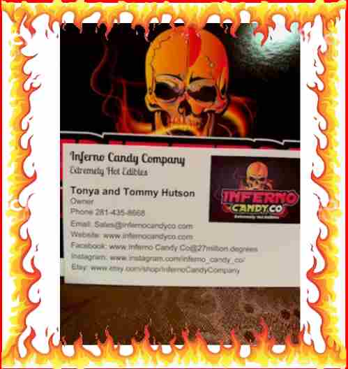 Momzblotterrantz: Inferno Candy Company Review extremely hot edibles